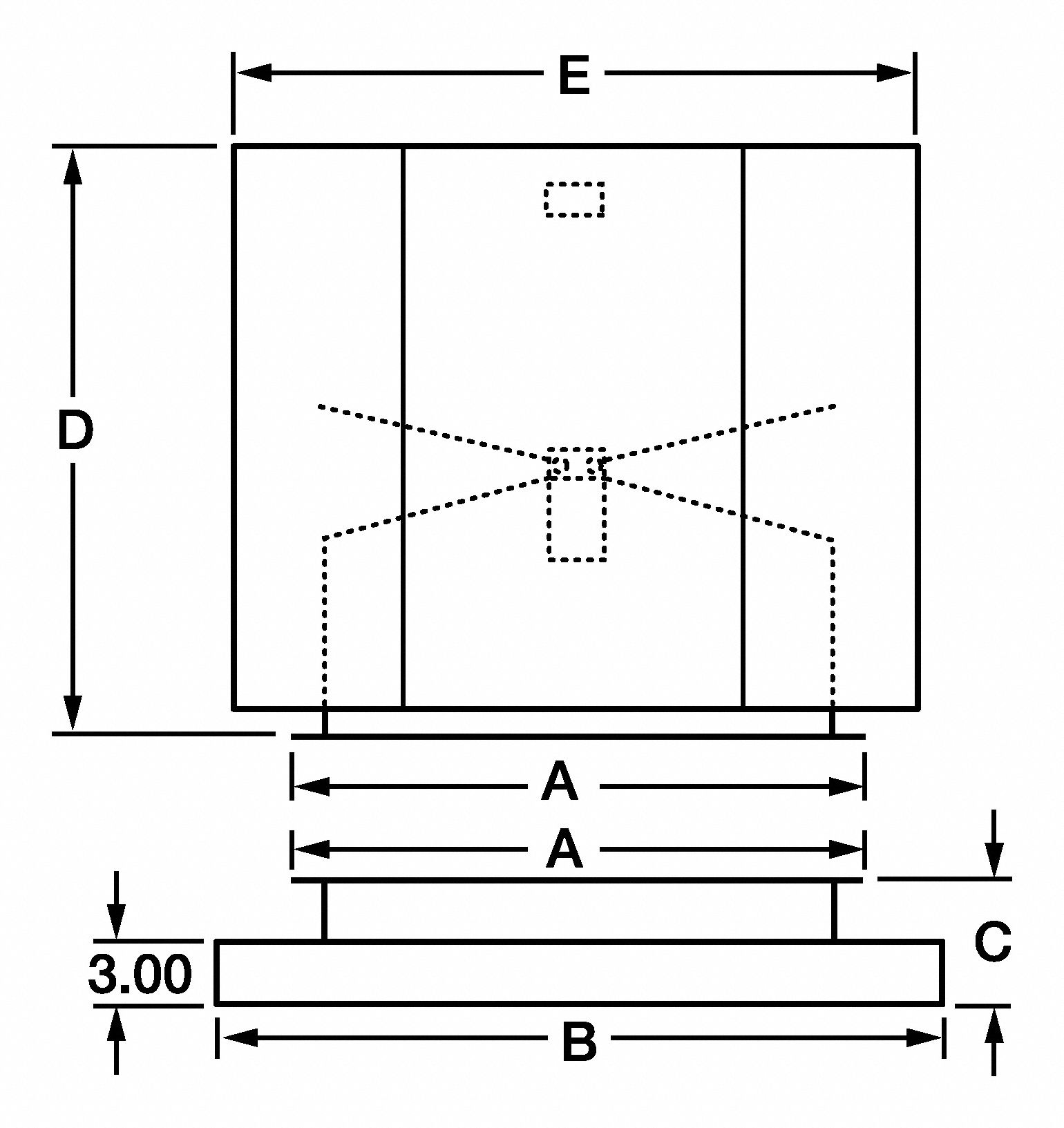 DAYTON Discharge Cap: For 24 in Fan Dia, Galvanized Steel Material, 1/2 ...