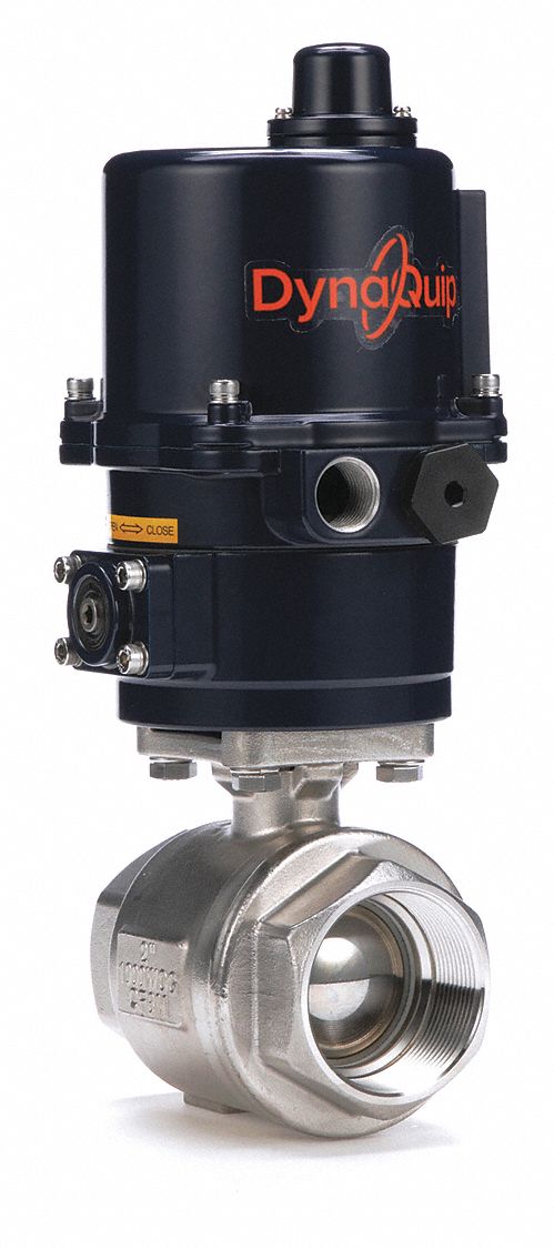 DYNAQUIP CONTROLS, 2 in Pipe Size, Full, Electronic Actuated Ball Valve ... DYNAQUIP CONTROLS, 2 in Pipe Size, Full, Electronic Actuated Ball Valve ...