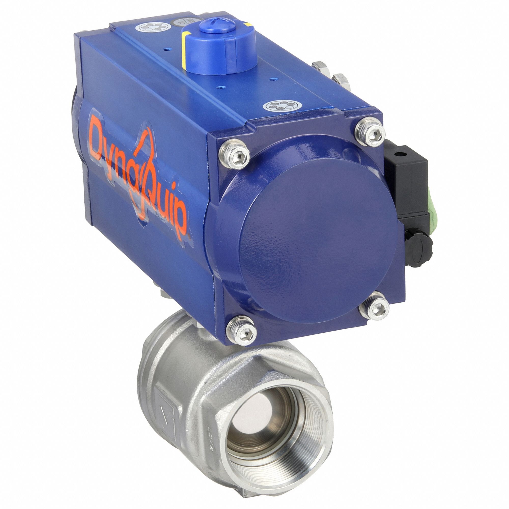 DYNAQUIP CONTROLS, 2 in, Stainless Steel, Pneumatically Actuated Two ... DYNAQUIP CONTROLS, 2 in, Stainless Steel, Pneumatically Actuated Two ...