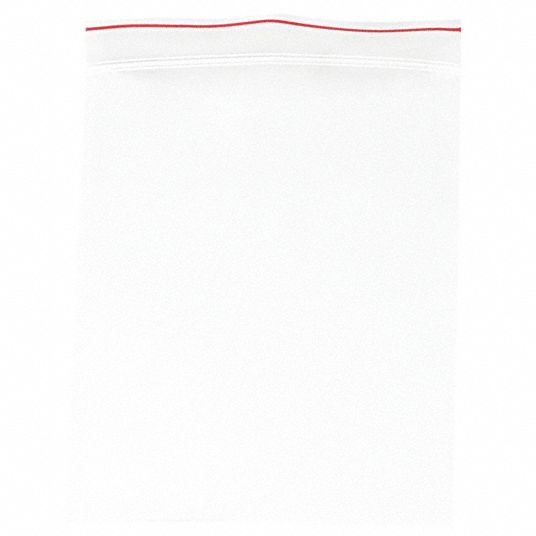 Lay Flat Poly Bag, Width 10 in, PK 500 - Grainger