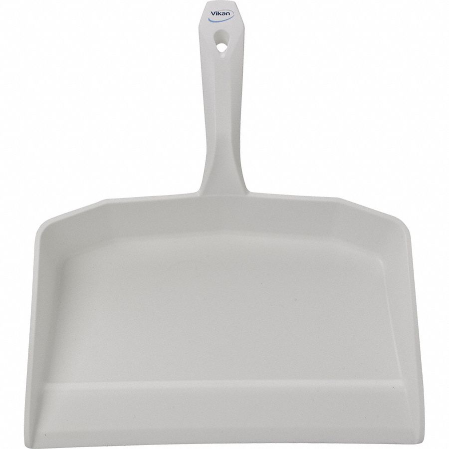 VIKAN Handheld Dust Pan: Polypropylene, 5 1/2 in Handle Lg, 13 1/4 in ...
