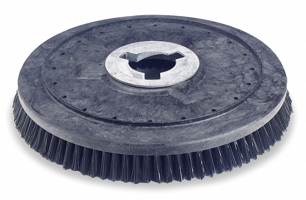 Rotary Brush for 13 in Machine Size, Black - Grainger
