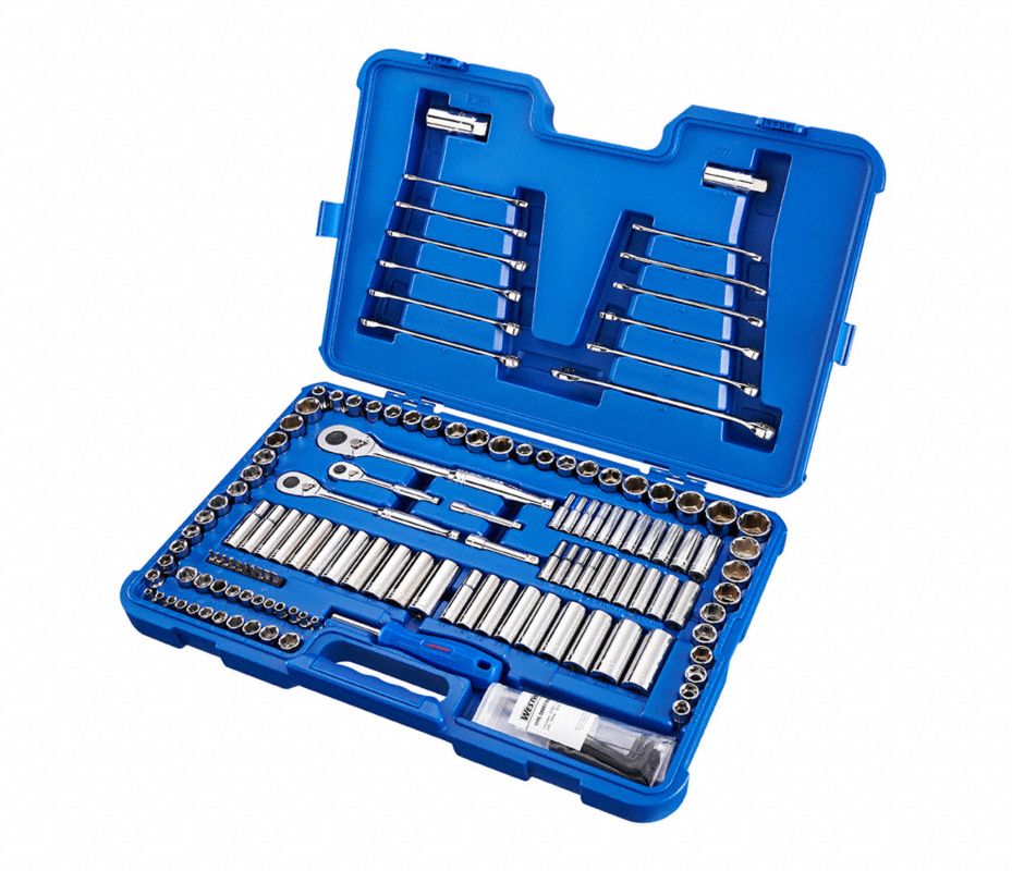 WESTWARD Juego Llave Dados , 1/4" , 3/8" , 1/2" , SAE/Mét - Juegos de ...