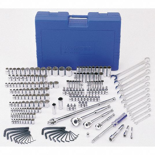 WESTWARD Number of Pieces 204, Add-On, SAE, Metric, Tool Storage ...