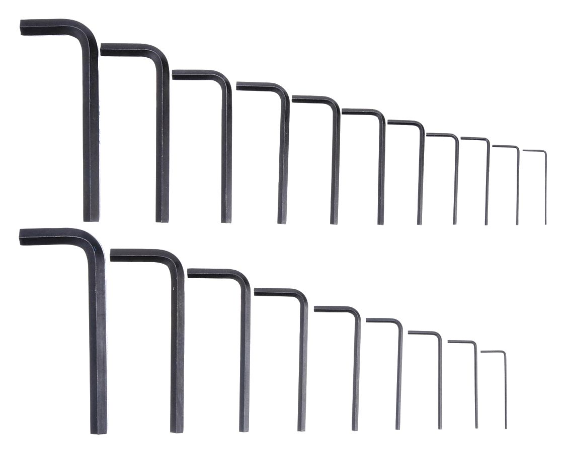 Hex Key Set, Black Oxide, Number of Pieces 20 - Grainger