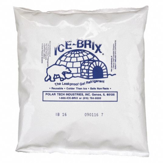 POLAR TECH, 32 oz Wt, 8 in Lg, Freezer Pack - 4YRJ7|IB 31 - Grainger