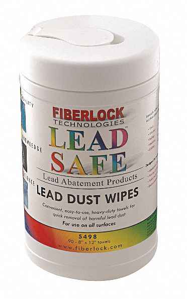 Canister, 90 ct Container Size, Lead Safe Wipes - 4YRK3|5498-90C - Grainger