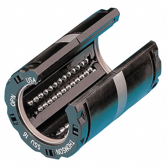THOMSON, 1/2 in Inside Dia, 360 lbf Dynamic Load Capacity, Linear Ball ...