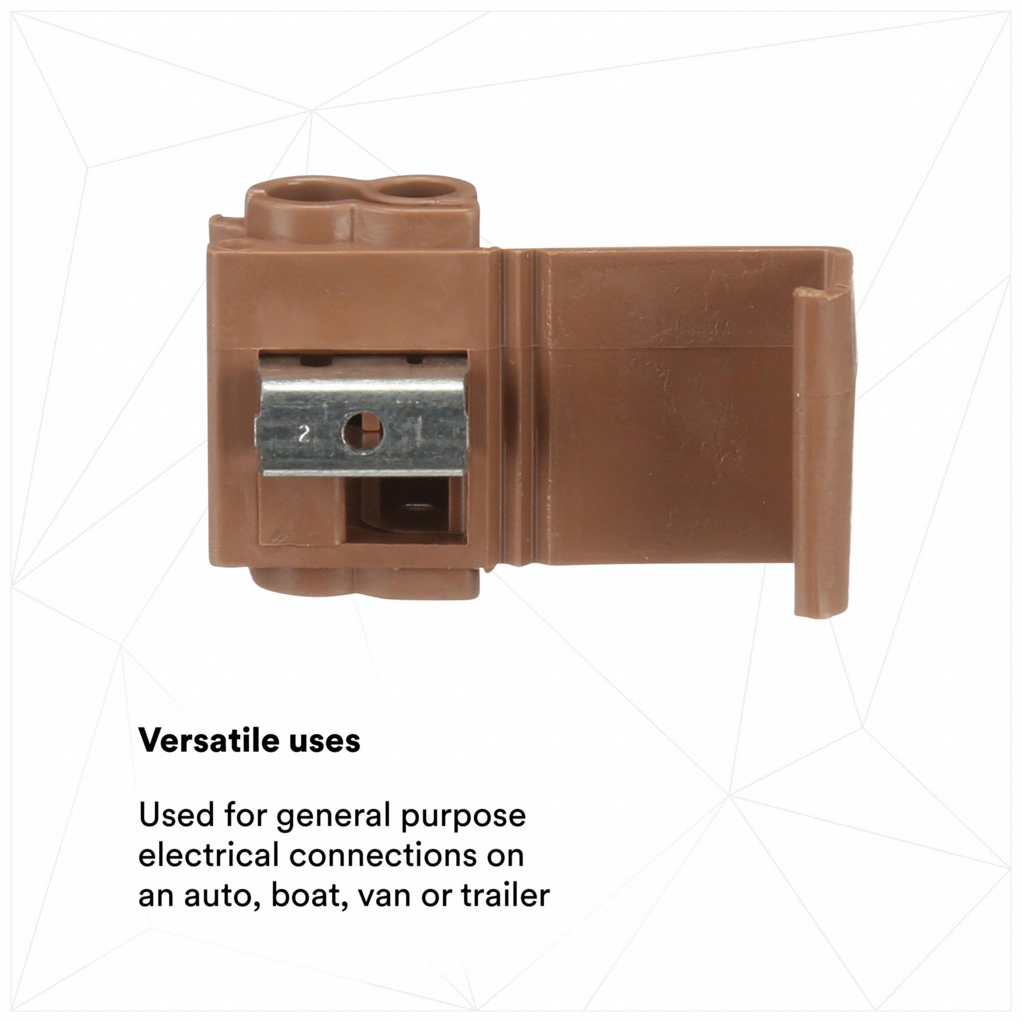 3M Insulation Displacement Connector: Brown, Run Tap, 2 Ports, 100 PK ...
