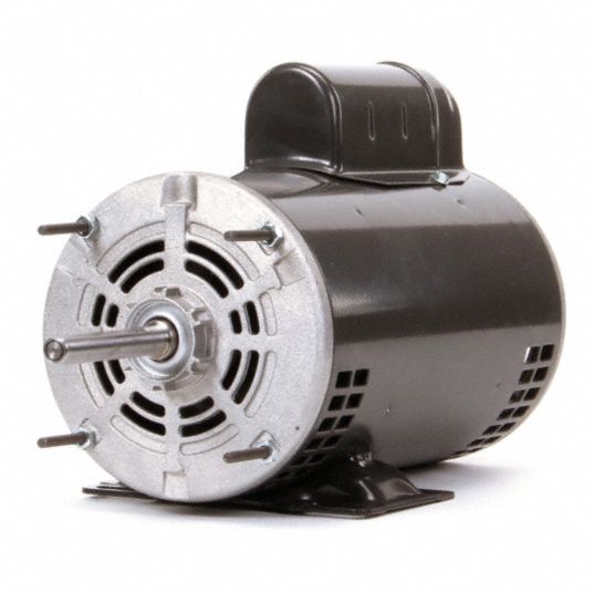 DAYTON Direct Drive Blower Motor: 1 Speed, Open Air-Over, Rigid Base ...