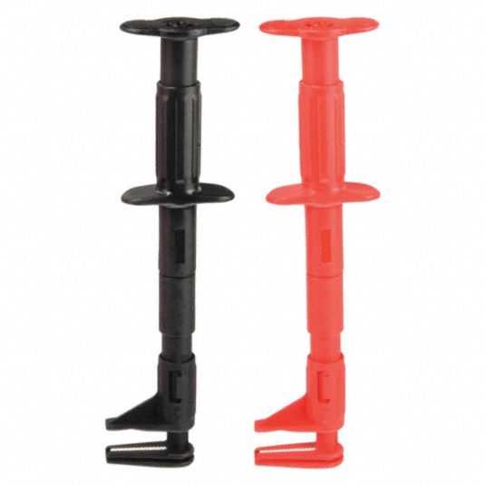 FLUKE, CAT III 600V, Nickel Plated Brass, Test Clip - 4YV66|Fluke-AC87 ...