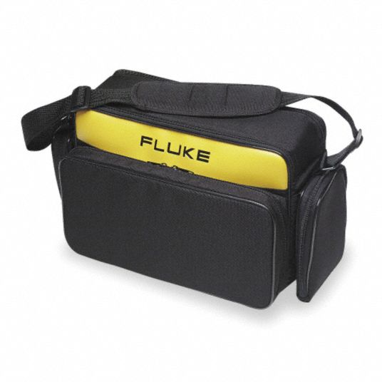 FLUKE, Vinyl, Black/Yellow, Carrying Case - 4YV72|C195 - Grainger