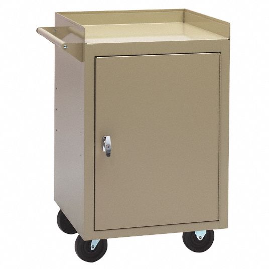 Mobile Cabinet Workbench, Steel, 22 in Depth, 34 in Height, 23 in Width ...