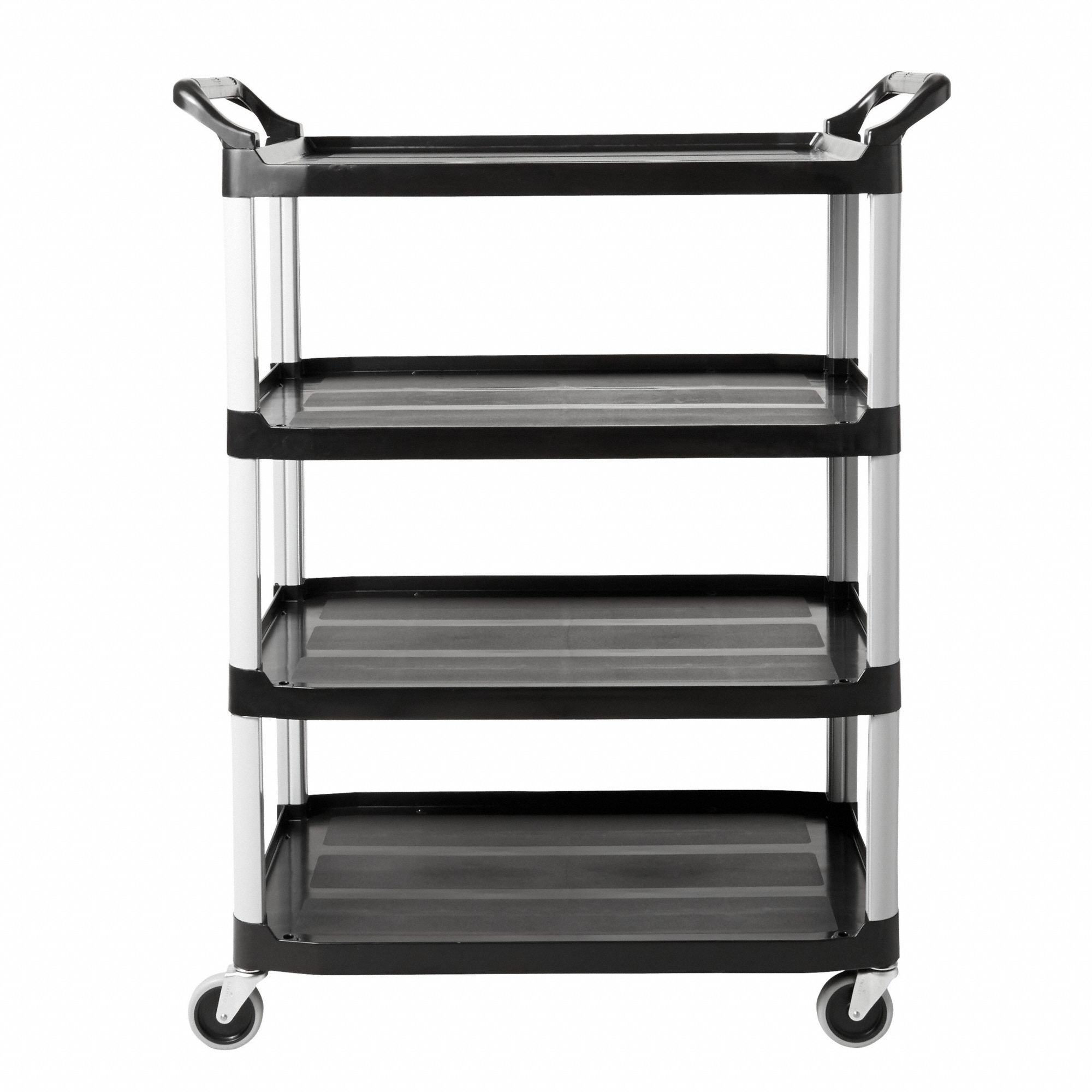 RUBBERMAID COMMERCIAL PRODUCTS Dual-Handle Utility Cart with Lipped ...