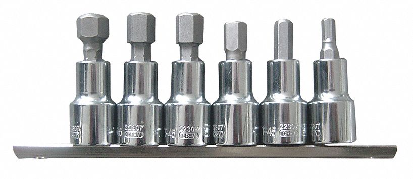 CONTENDER Dado Punta Hexagonal , Impulsor 3/8" - Dados con Punta ...