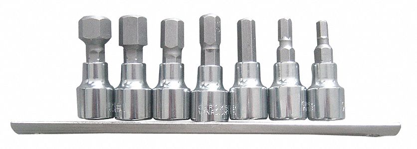 CONTENDER Dado Punta Hexagonal, Impulsor 1/2" - Dados con Punta - 4YXM7 ...