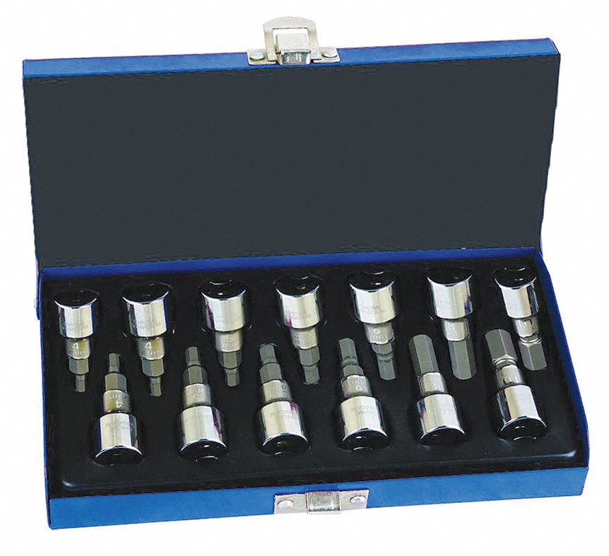 CONTENDER Dado Punta Hexagonal, Impulsor 3/8" - Dados con Punta - 4YXM8 ...