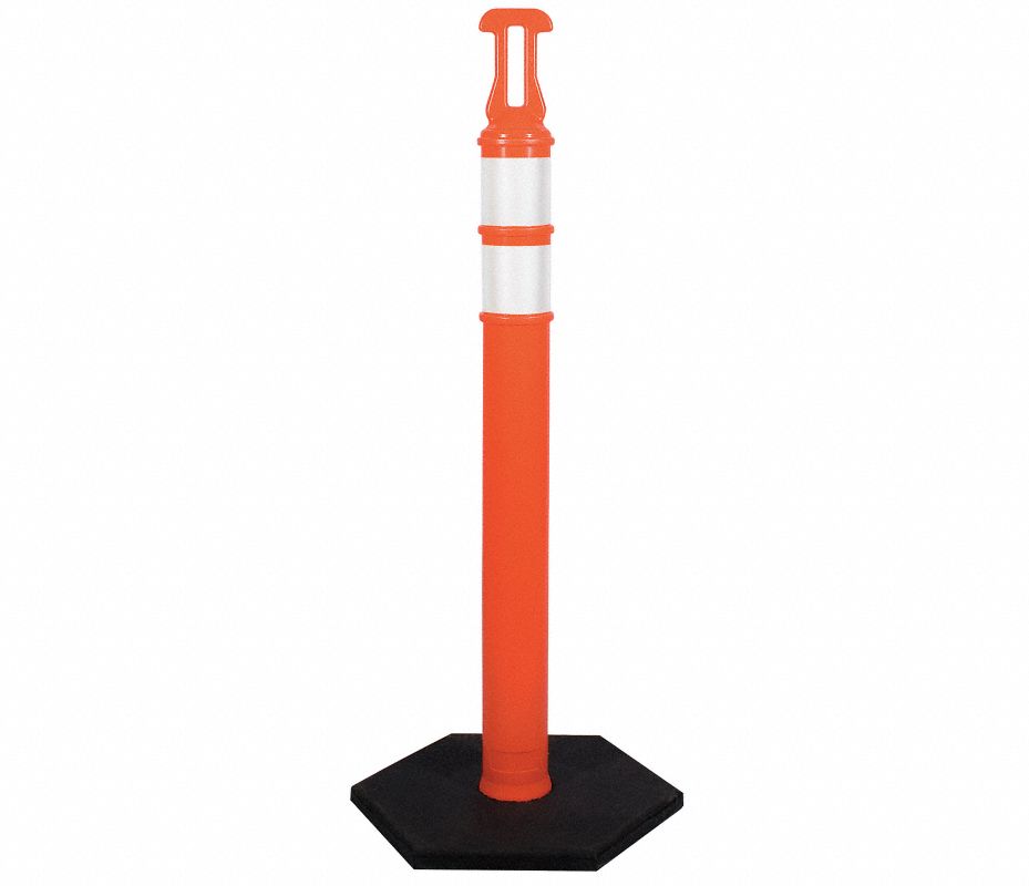 JYRSA Poste para Delimitar Áreas Naranja - Poste Delineador y ...