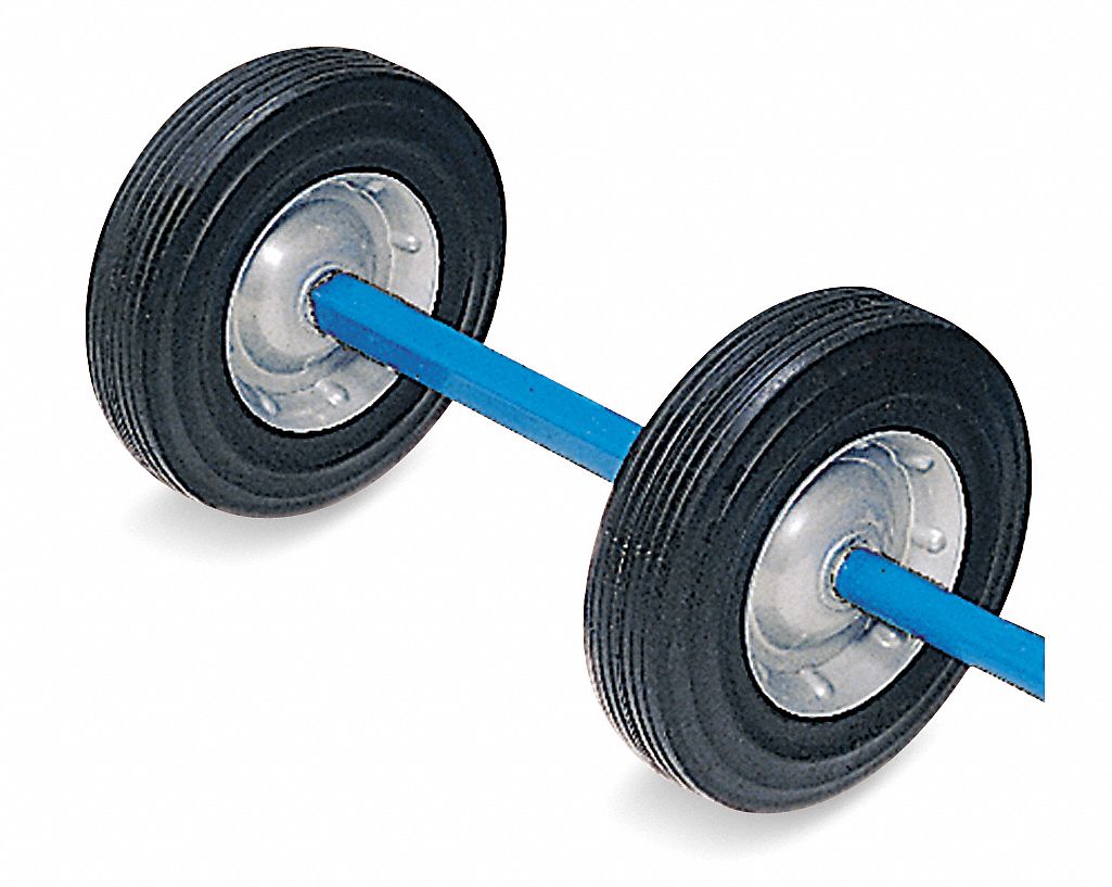GENIE, 21 in x 15 in x 10 in, Rubber, Rear Transport Wheel Assembly ...
