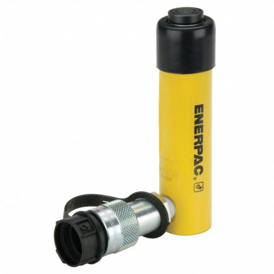 ENERPAC, Single Acting, 5 ton Nominal Capacity, Hydraulic Ram - 4Z484 ...