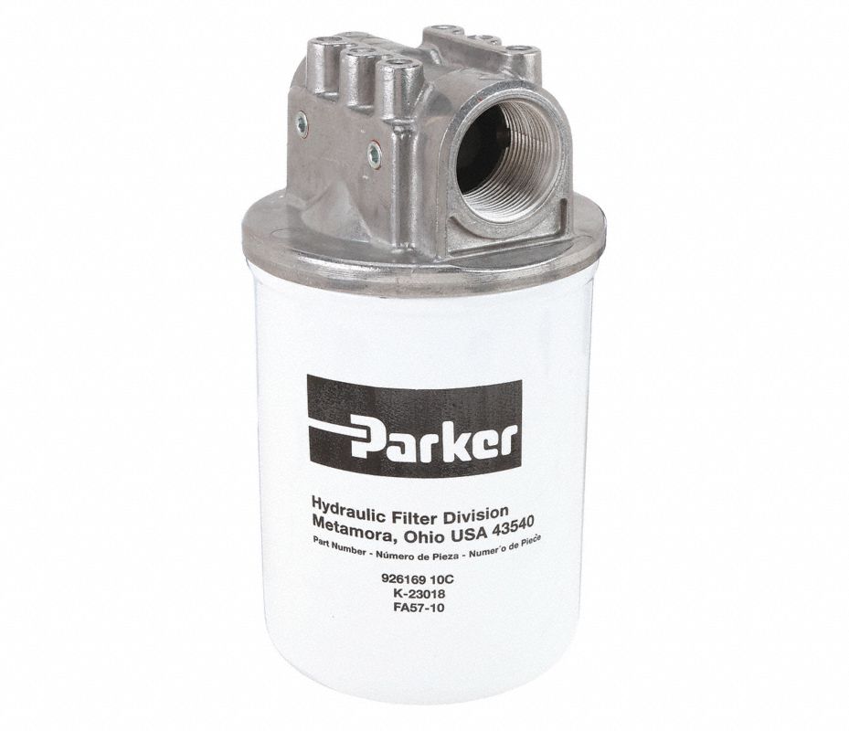 PARKER Filtro Hidráulico,50 gpm,Cabeza Aluminio - Filtros Hidráulicos ...