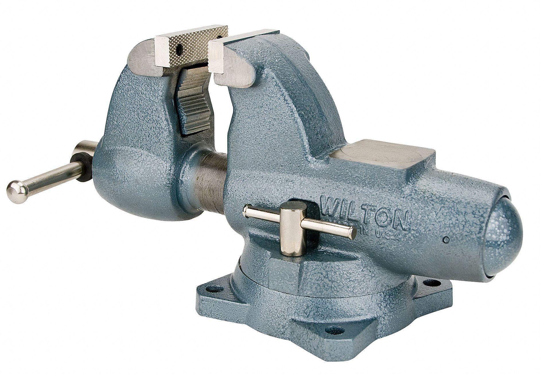 WILTON Heavy Duty Combination Vise, 4 1/2 in Jaw Width, 6 in Max ...