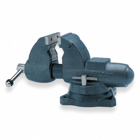 Heavy Duty Combination Vise, 5 in Jaw Width, 7 in Max. Opening, 5 5/16 ...