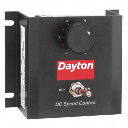 DAYTON DC Speed Control: SCR, Open, 2 A Max Current, 0 to 90/180V DC ...