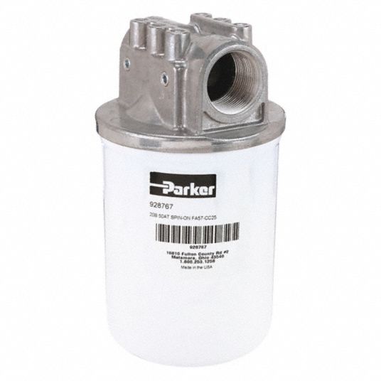 PARKER, 50 gpm Max. Flow, 150 psi Max. Pressure, Hydraulic Spin-on ...