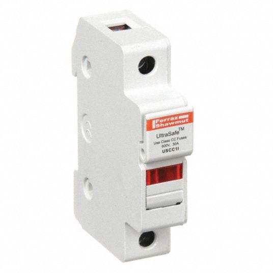 MERSEN, Finger-Safe, 1 Pole, Fuse Block - 4ZCP7|USCC1I - Grainger