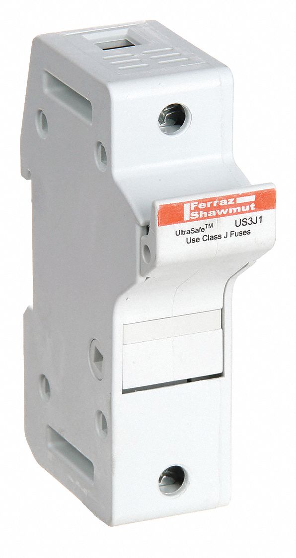 MERSEN, Finger-Safe, 1 Pole, Fuse Block - 4ZCU1|US3J1 - Grainger