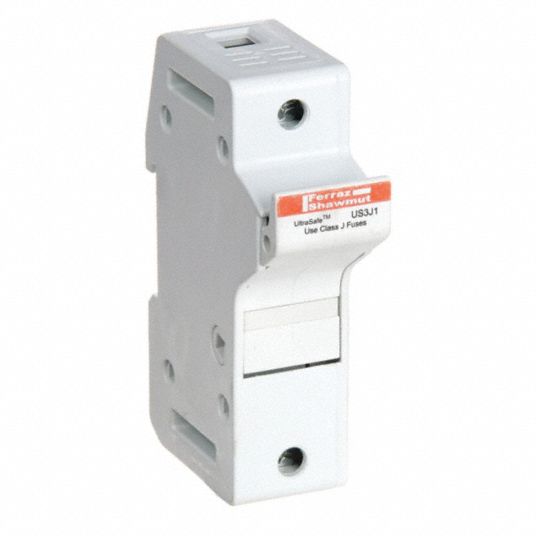 MERSEN, Finger-Safe, 1 Pole, Fuse Block - 4ZCU1|US3J1 - Grainger