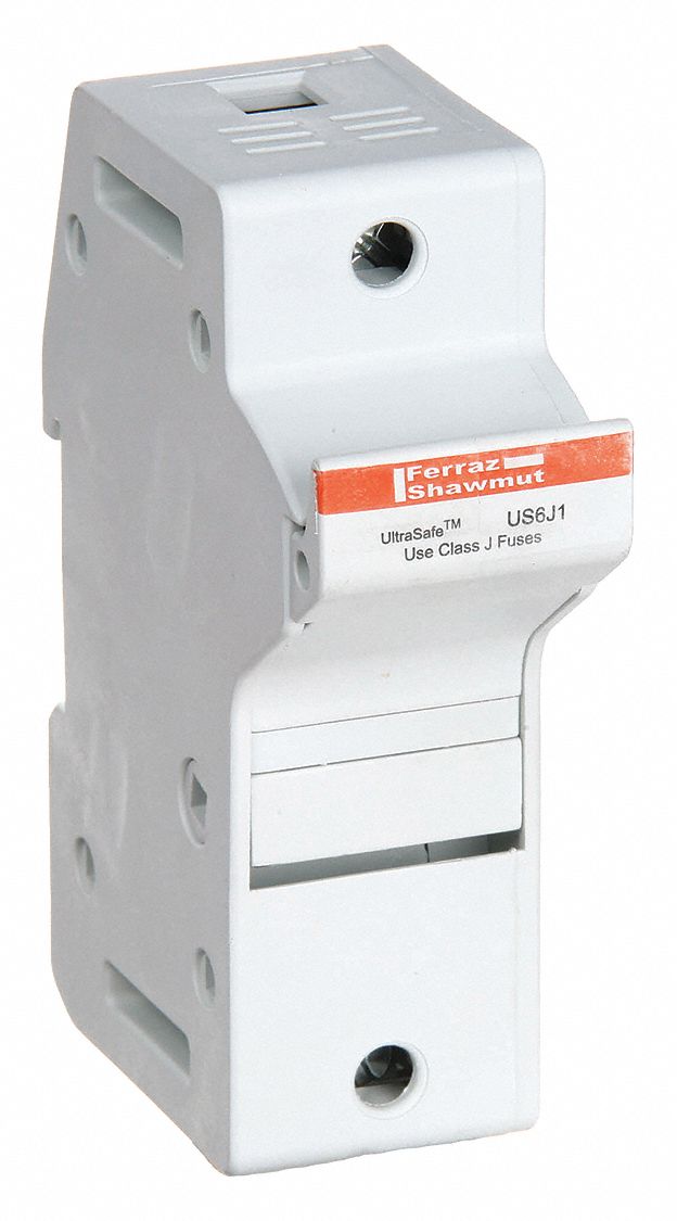 MERSEN, Finger-Safe, 1 Pole, Fuse Block - 4ZCU7|US6J1 - Grainger