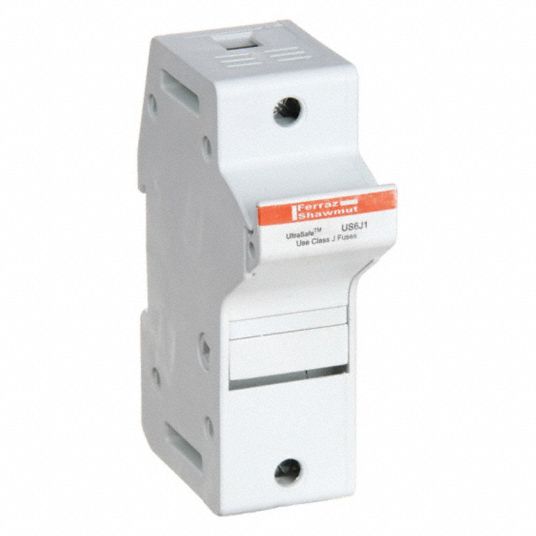 MERSEN, Finger-Safe, 1 Pole, Fuse Block - 4ZCU7|US6J1 - Grainger