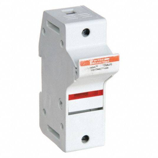 MERSEN, Finger-Safe, 1 Pole, Fuse Block - 4ZCU8|US6J1I - Grainger