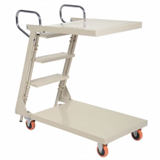 440 lb Load Capacity, 41 inx20-1/2 in, Vertical-Access Utility Cart ...