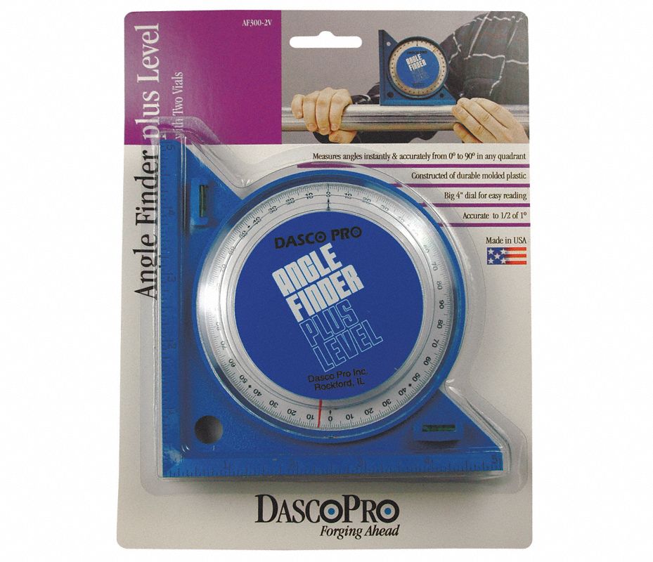 DASCO PRO Localizador de Angulos, Escala Incrementos de 0 a 90 Grados ...