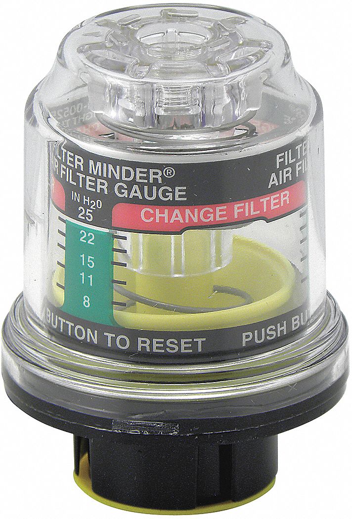 BALDWIN FILTERS Air Filter Restriction Gauge - 4ZEJ1|AFG38D - Grainger