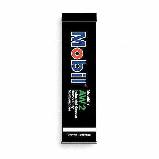 EXXONMOBIL Mobilith® AW-2, Green, Multipurpose Grease, 14 oz, 2 NLGI ...