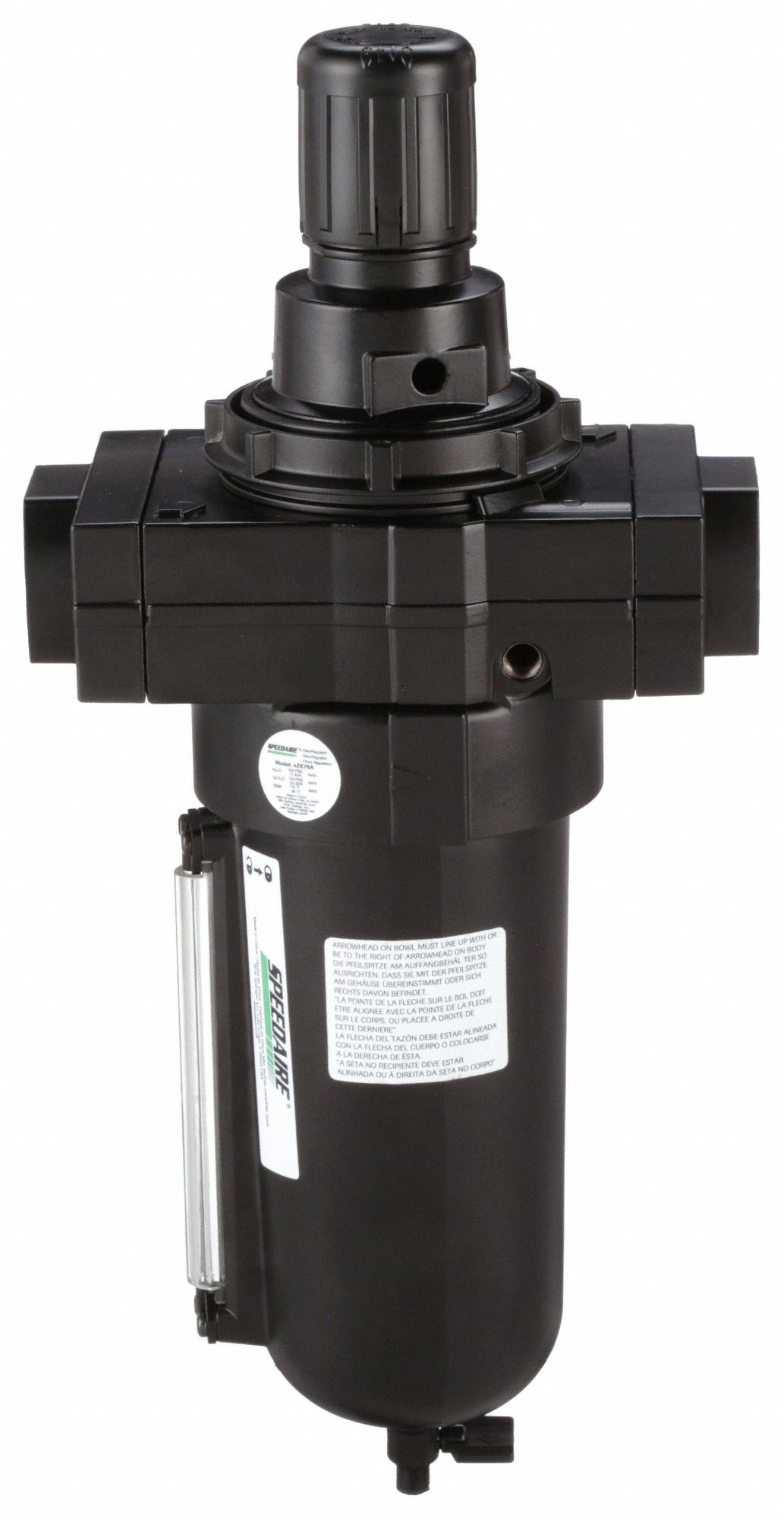 SPEEDAIRE, Heavy Duty Series, 3/4 in NPT, Filter-Regulator - 4ZK78 ...