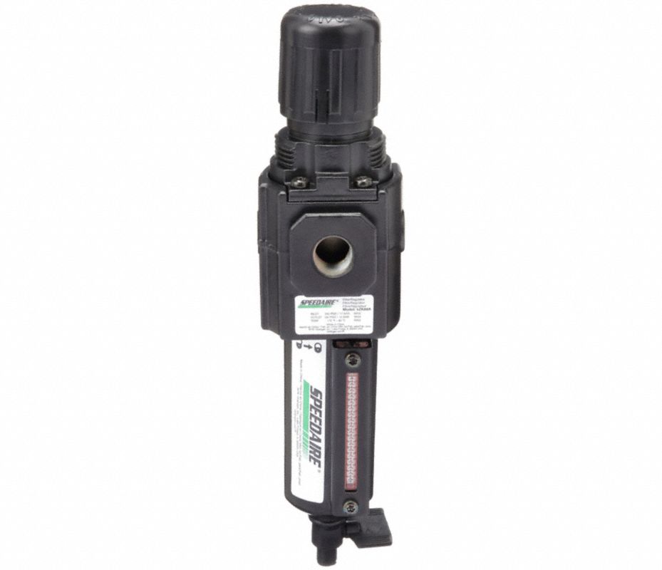 SPEEDAIRE Filtro/Regulador 3/8" NPT Rango de 5 psi a 125 psi - 4ZK88 | 4ZK88 - Grainger México