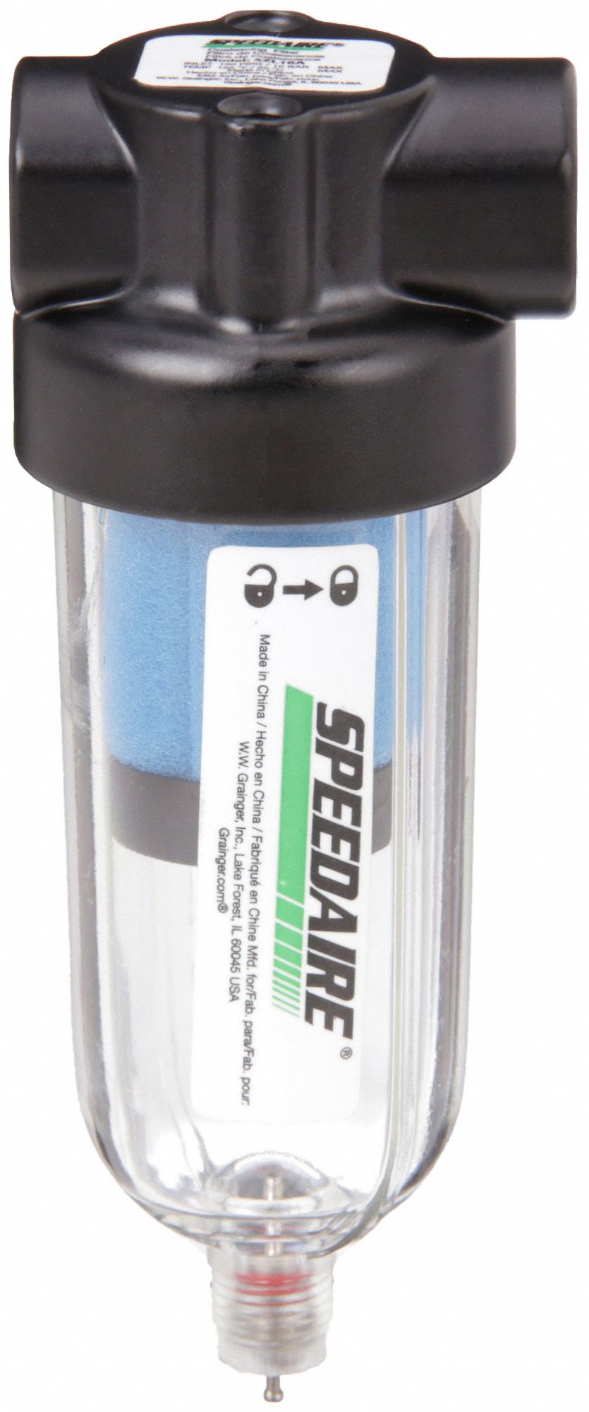 SPEEDAIRE, Coalescing, 1/8 in NPT, Pneumatic Oil Filter - 4ZL16|4ZL16 ...