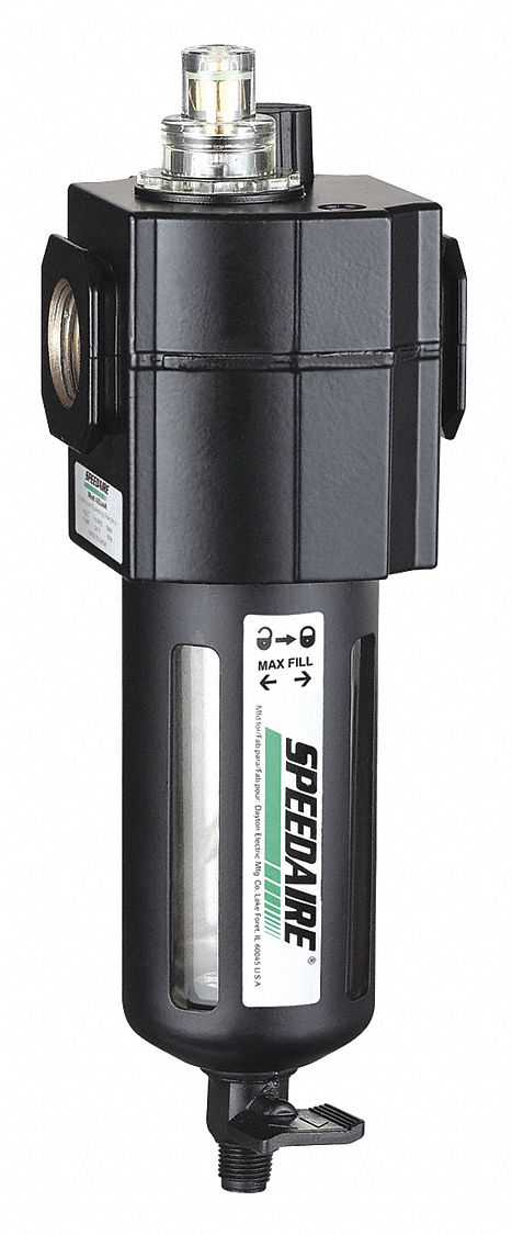 SPEEDAIRE Compressed Air Lubricator: Mist, 3/8 in NPT, 75 cfm, 150 psi ...