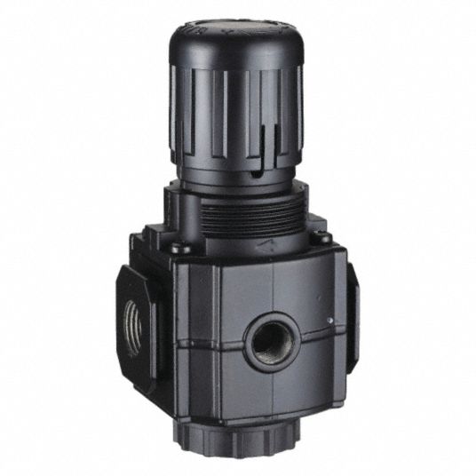 SPEEDAIRE Compressed Air Regulator: Aluminum, 3/8 in NPT, 208 cfm, 300 ...
