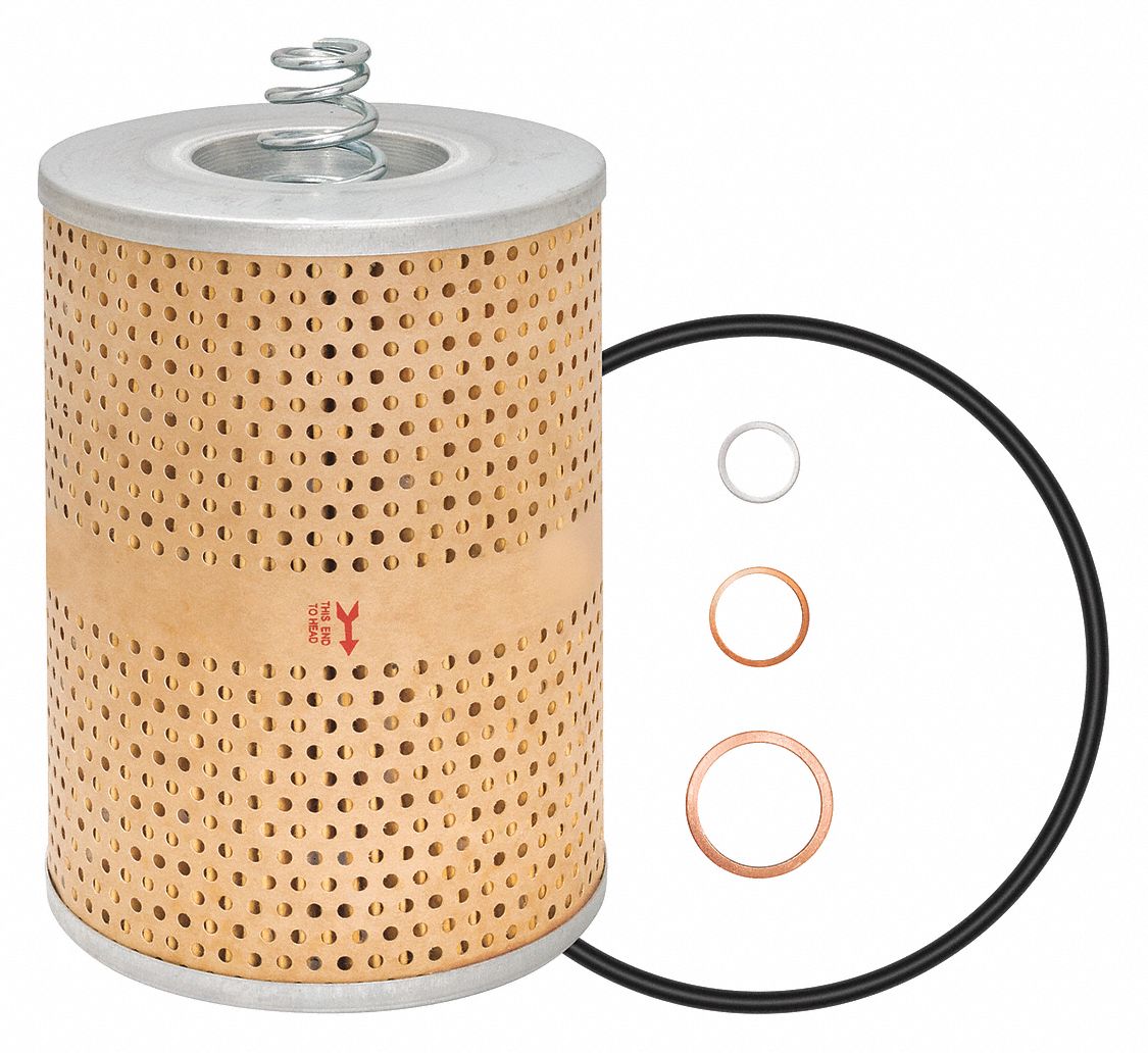 BALDWIN FILTERS, P242, 7 7/16 in Overall Ht, Oil Filter Element - 4ZNF5 ...