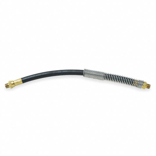 18" Grease Whip Hose with Spring Guard - Grainger
