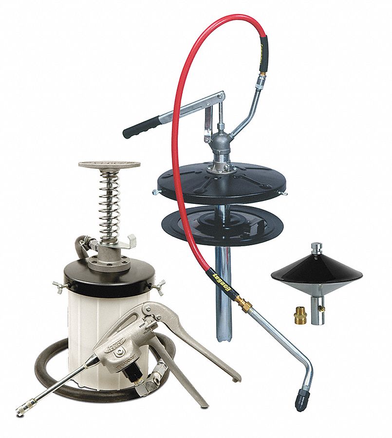 LEGACY Grease Pump System, Fits Container Size 35 lb/5 gal and 7 lb/1 ...