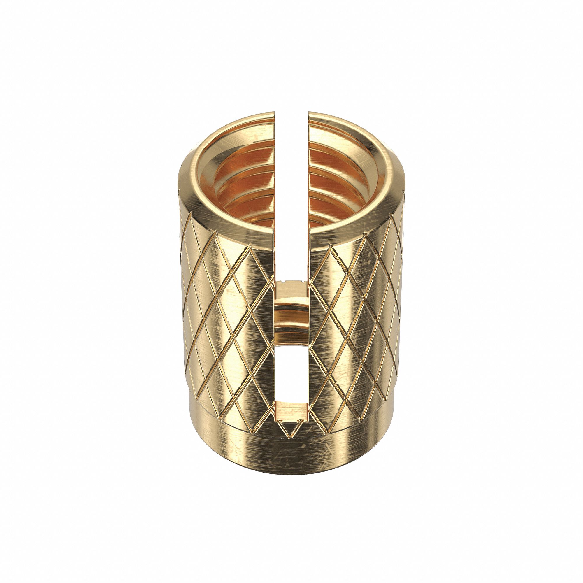 3/8"-16 Thread Size, 5/8 in Overall Lg, Press Insert - 4ZU22|240-6-BR ...