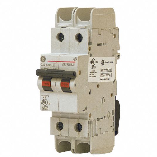 ABB Circuit Breaker, Mini, C Curve, 25A, 10kA - 4ZZG9|SU202M-C25 - Grainger