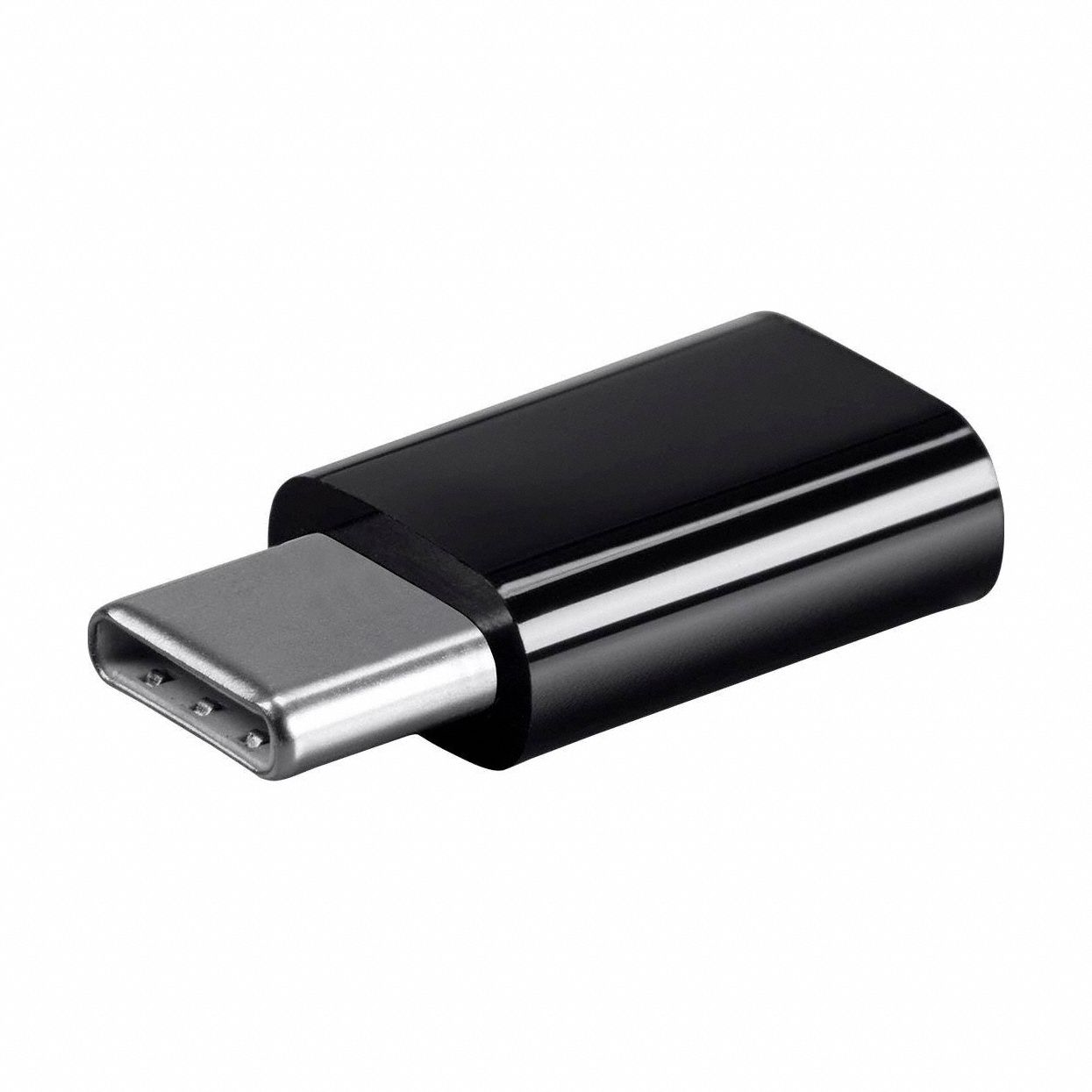 MONOPRICE, USB-C Male to Micro B Female, Black, Computer Cable Adapter ...